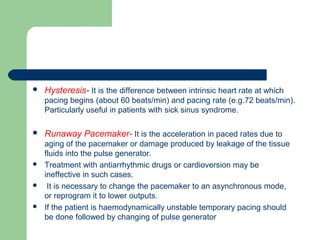 Pacemaker and anaesthetic implications | PPT