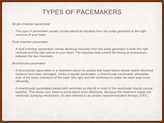 Cardiac Pacemakers - Basics | PPTX | Heart and Cardiovascular Diseases ...