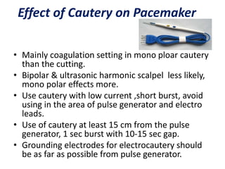 Pace maker anaesthesia | PPTX