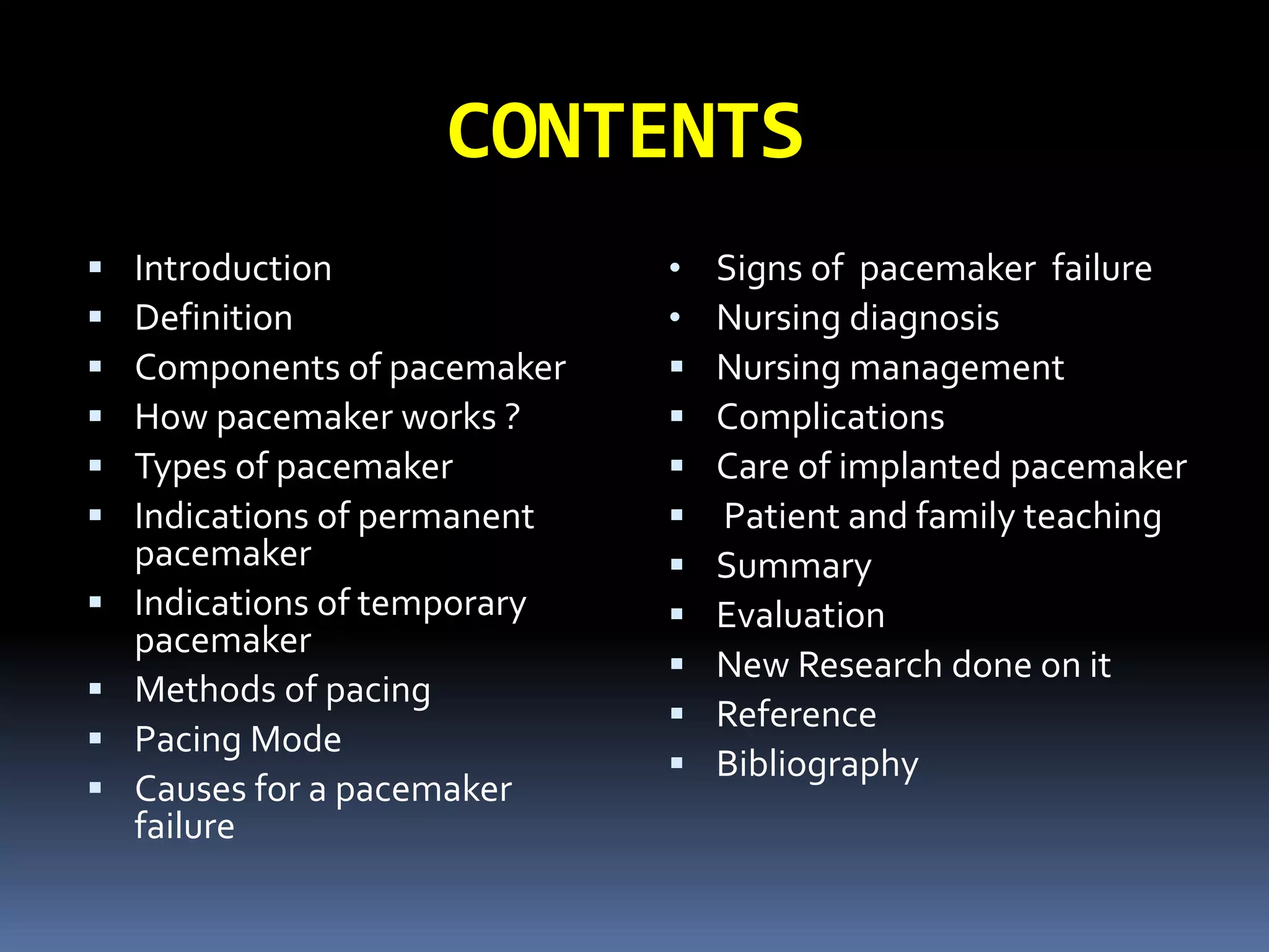 Pacemaker powerpoint presentation med surg | PPTX