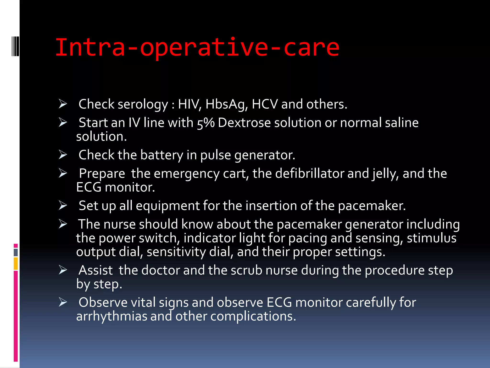 Pacemaker powerpoint presentation med surg | PPTX