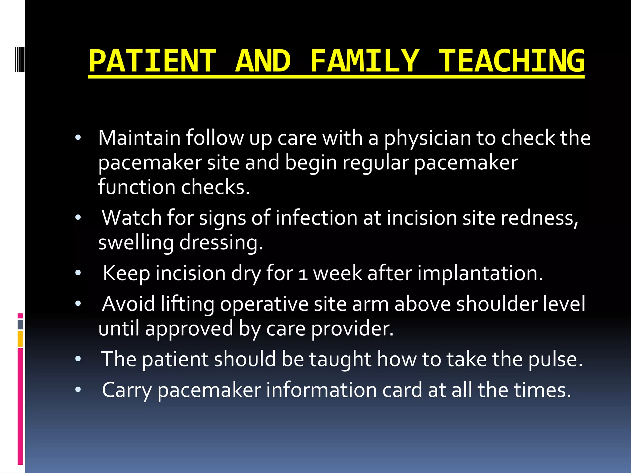 Pacemaker powerpoint presentation med surg | PPTX