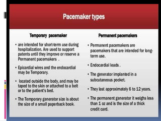 Pacemaker powerpoint presentation med surg | PPTX