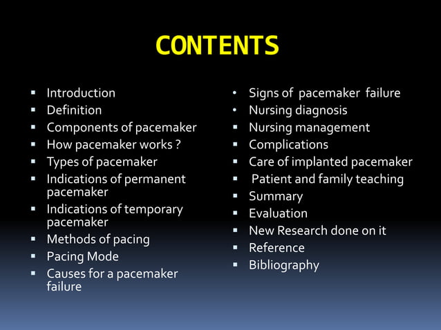 Pacemaker powerpoint presentation med surg | PPTX | Heart and ...