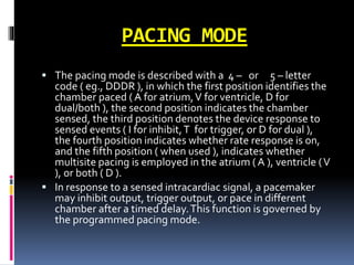 Pacemaker powerpoint presentation med surg | PPTX