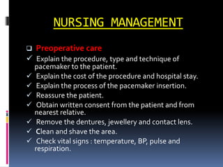 Pacemaker powerpoint presentation med surg | PPTX