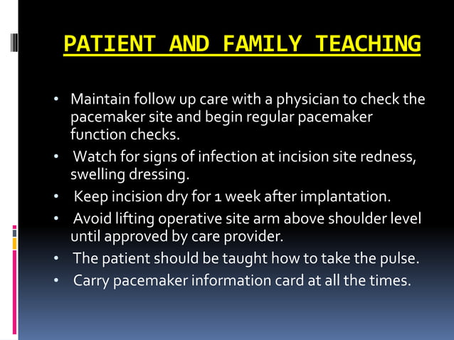 Pacemaker powerpoint presentation med surg | PPTX | Heart and ...
