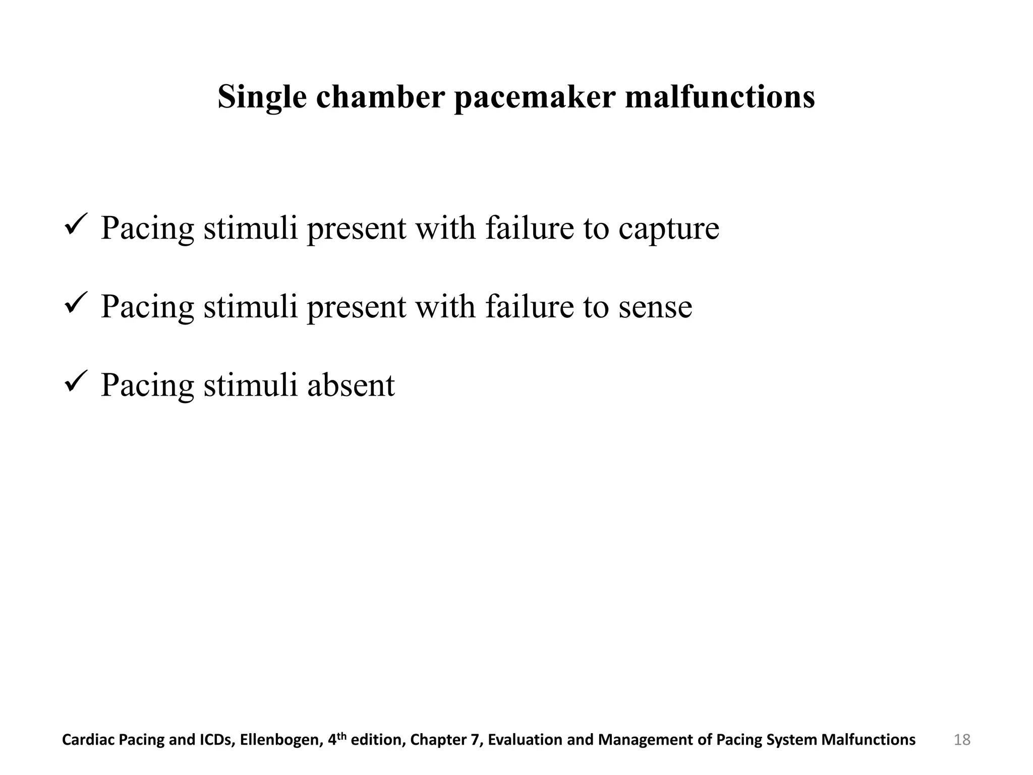 Evaluation and management of Pacemaker malfunction | PPTX