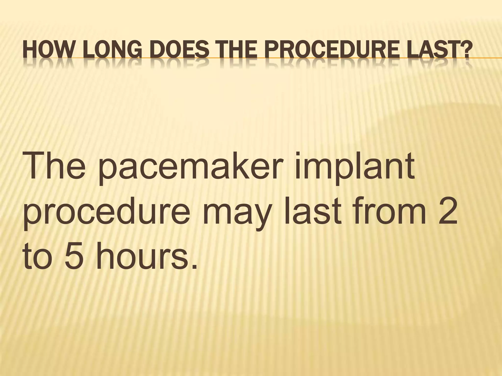 Pacemaker Implant | PPTX