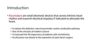 General Overview of Modern Cardiac Pacemakers | PPTX