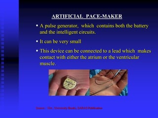 Pace maker tissues of the heart | PPT