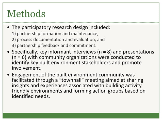 Pace participatory approach poster | PPTX
