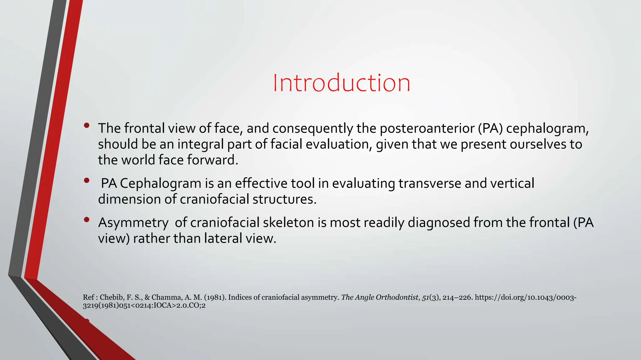 Posteroanterior Cephalometrics in orthodontics.pptx