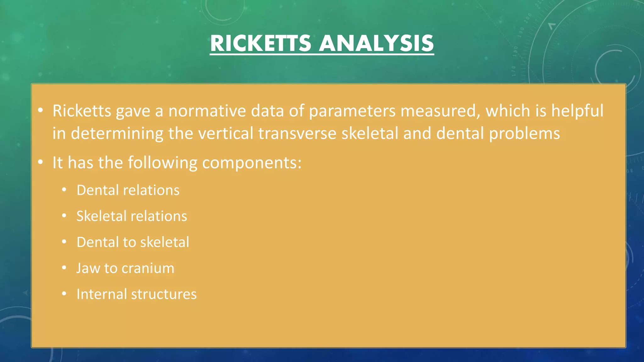 Pa ceph analysis | PPTX