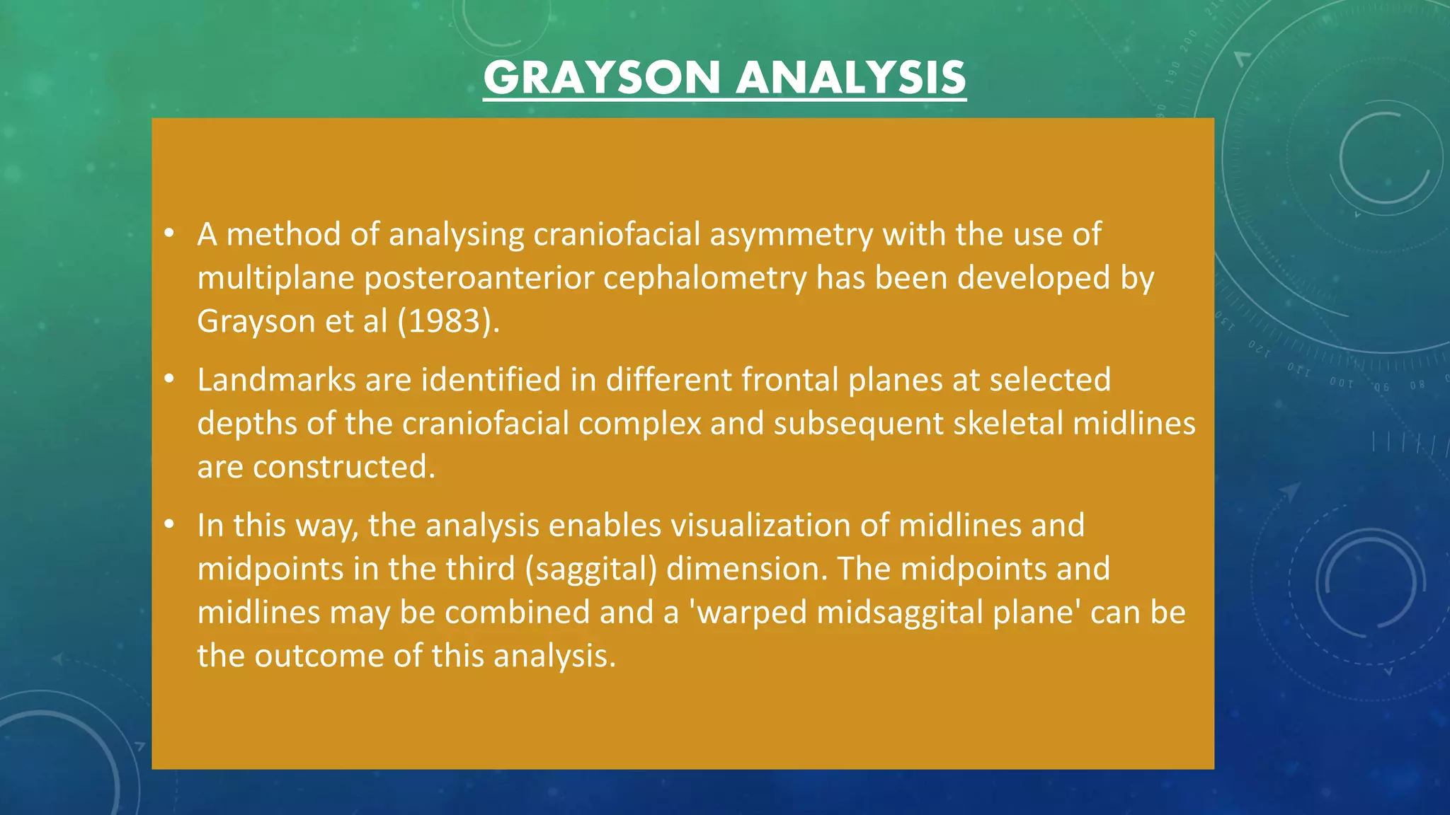 Pa ceph analysis | PPTX