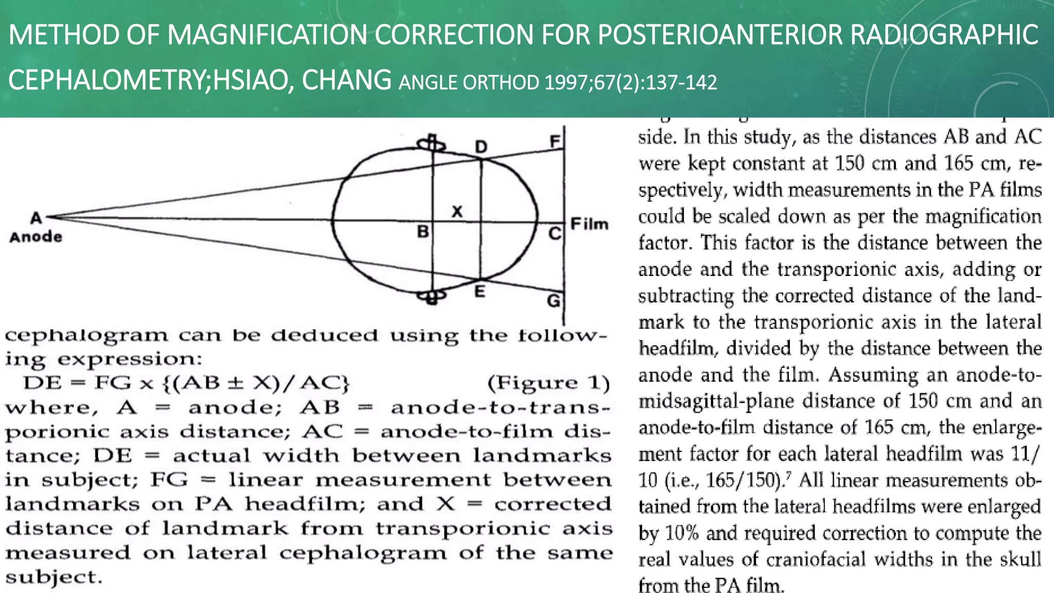Pa ceph analysis | PPTX