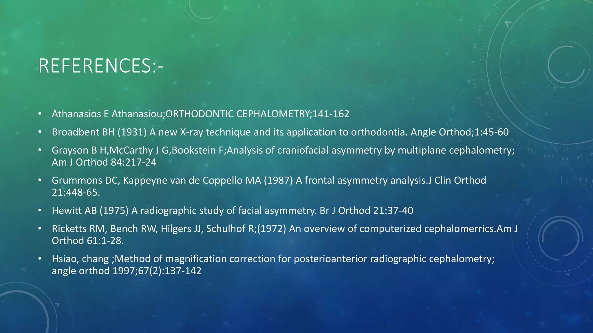 Pa ceph analysis | PPTX