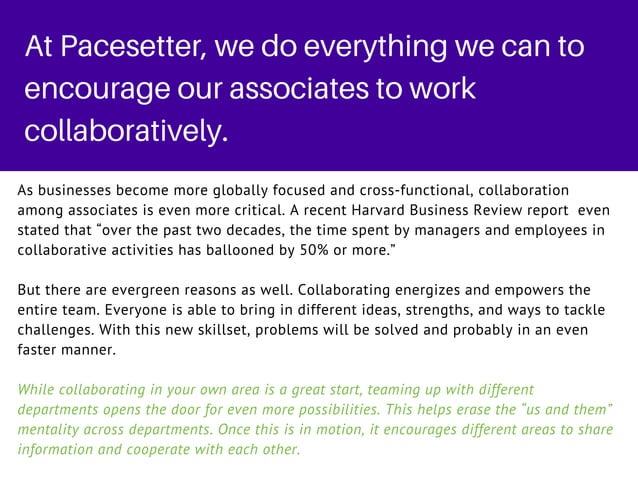 Encouraging Collaboration at Work | PPT