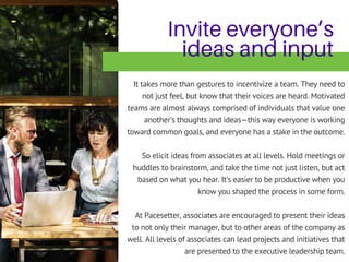 Incentivizing Associate Productivity | PPT