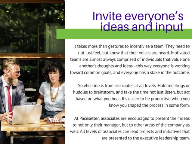 Incentivizing Associate Productivity | PPT