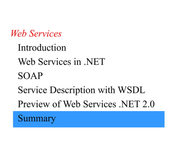 Introduction to Web Services and the cocnept | PPT