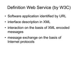 Introduction to Web Services and the cocnept | PPT