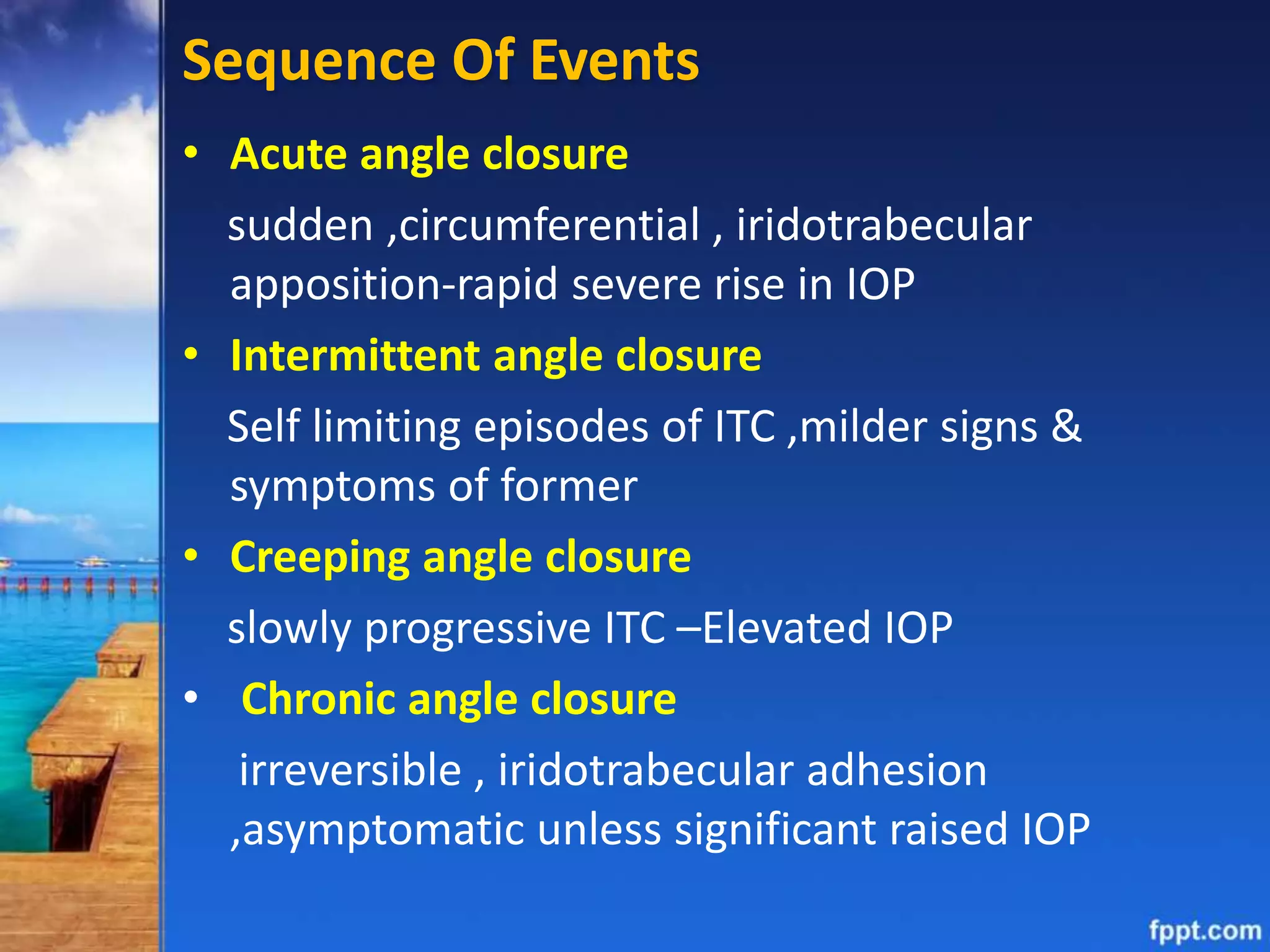 Primary Angle Closure Glaucoma.Dr Ferdous | PPTX