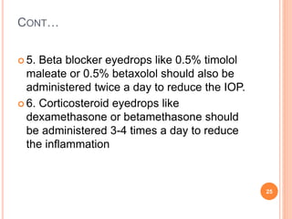 glaucoma | PPTX