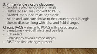 Primary Angle Closure Glaucoma | PPTX