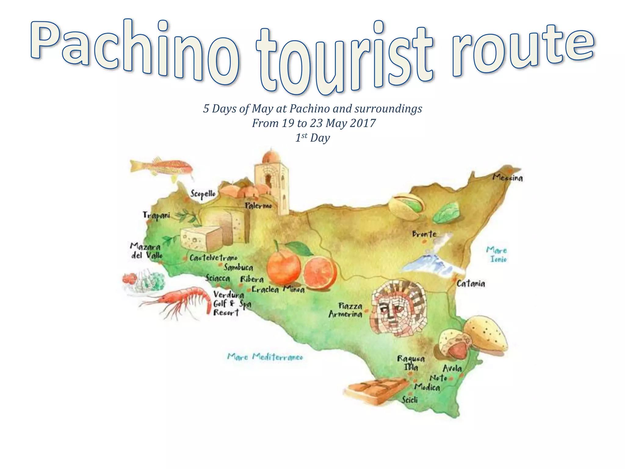 Pachino tourist route | PPTX