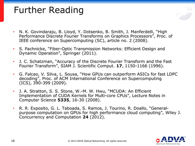 OFC/NFOEC: GPU-based Parallelization of System Modeling | PPTX