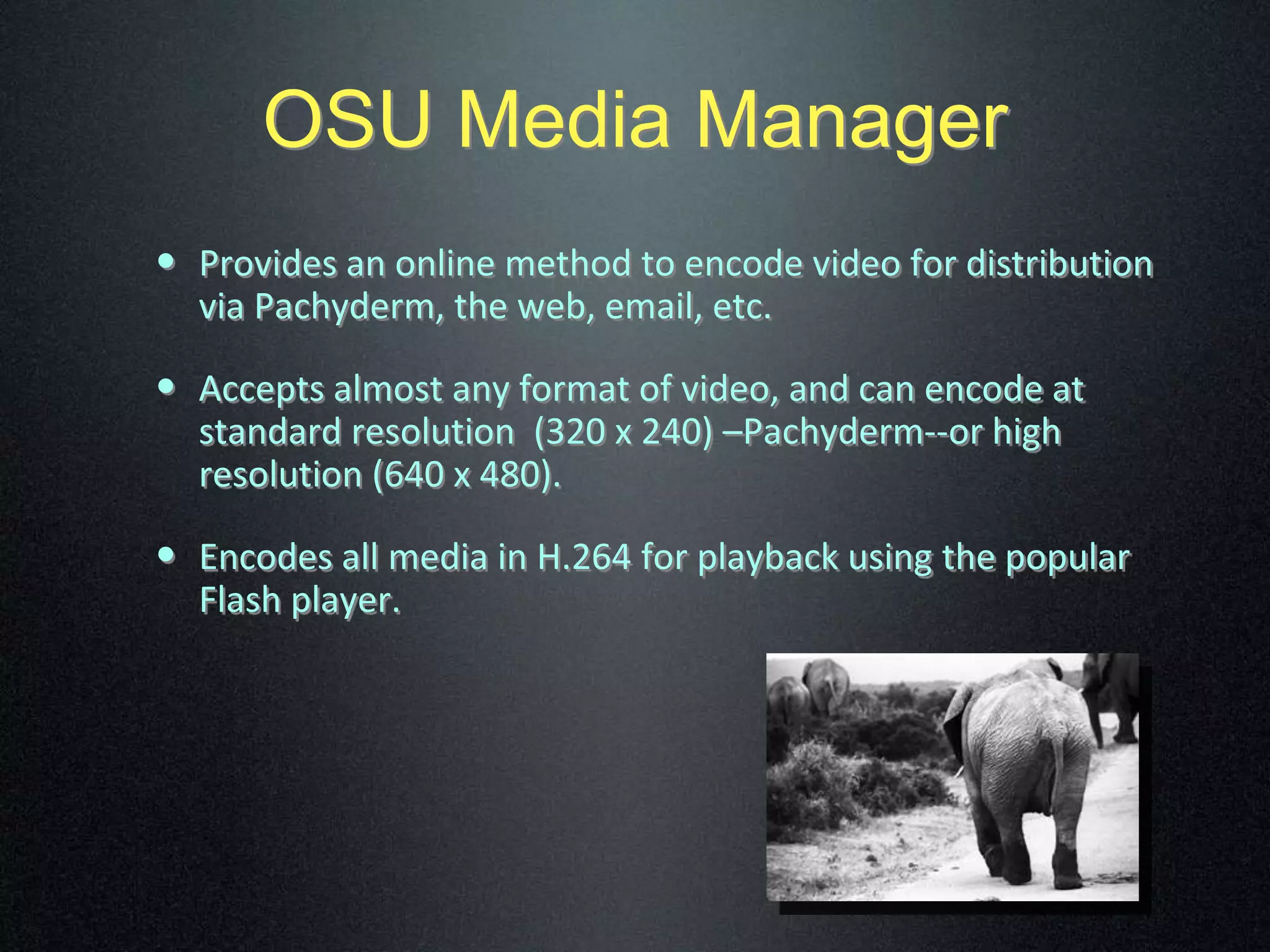 Introduction to Pachyderm, Pachyderm Student Projects | PPT