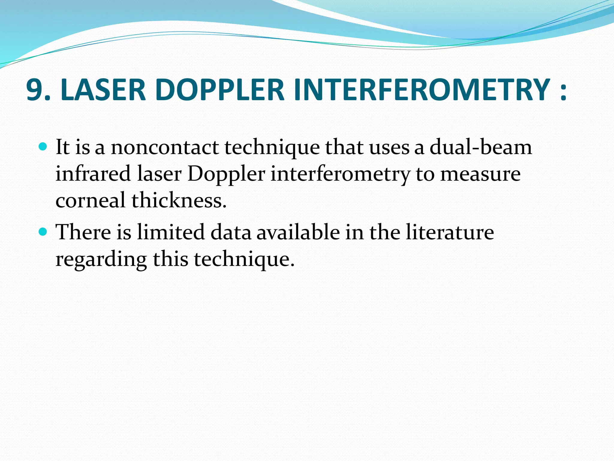 corneal Pachymetry | PPTX