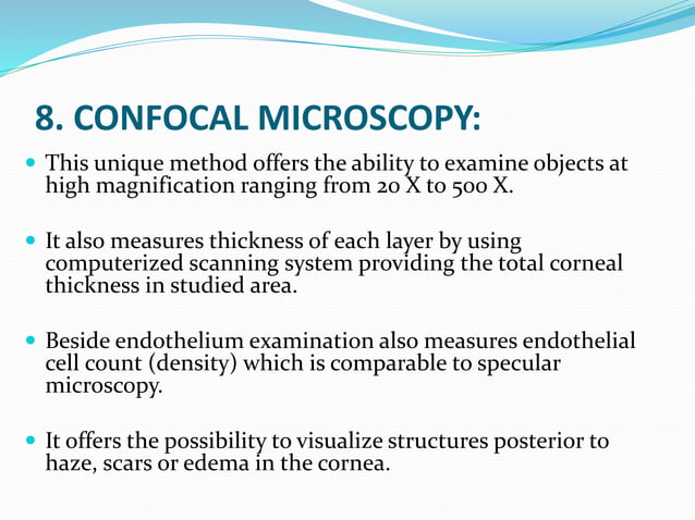 corneal Pachymetry | PPTX | Eye and Vision Conditions | Diseases and ...
