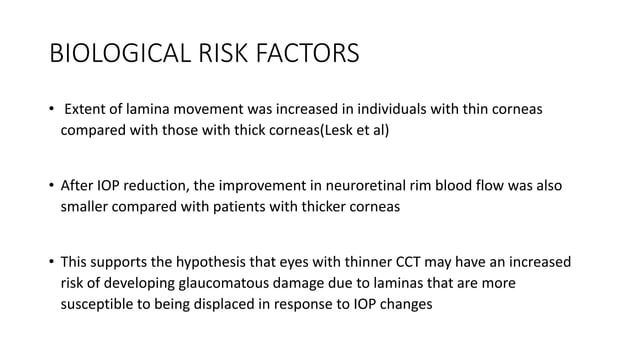 Pachymetry in glaucoma evaluation presentation | PPTX