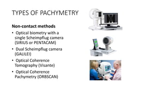 Pachymetry in glaucoma evaluation presentation | PPTX | Eye and Vision ...