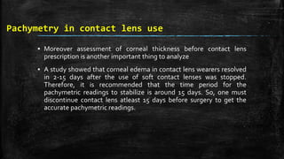 Pachymetry | PPTX