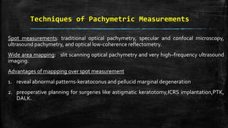 Pachymetry | PPTX