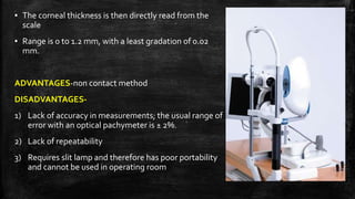 Pachymetry | PPTX