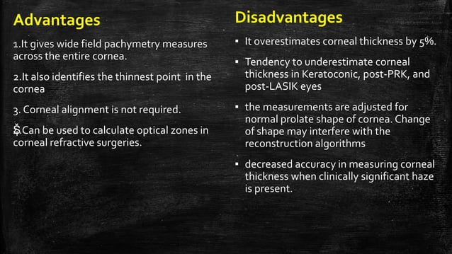 Pachymetry | PPTX | Eye and Vision Conditions | Diseases and Conditions