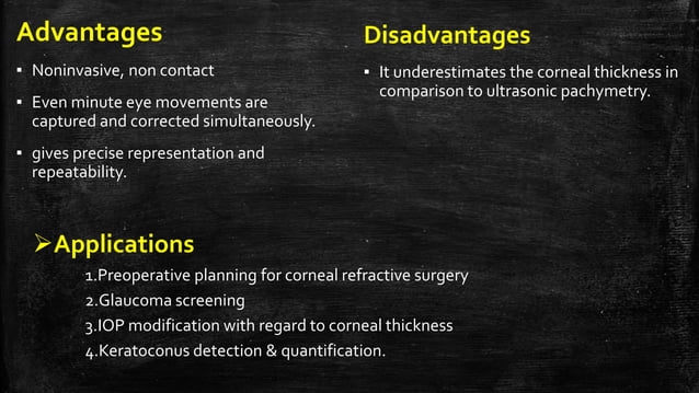 Pachymetry | PPTX | Eye and Vision Conditions | Diseases and Conditions