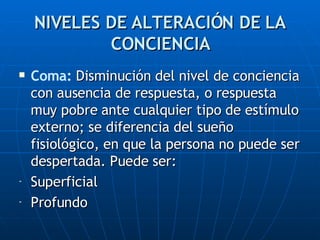 Paciente Inconsciente,Conocimientos BáSicos | PPT