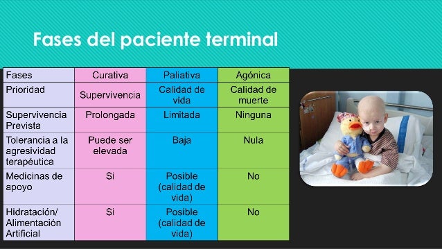 Paciente terminal y medicina paliativa