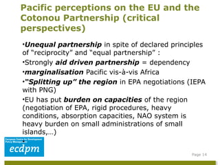 The future of Pacific-EU relations: with or without the ACP? | PPT