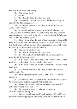 Pacific Acceptance1. Auditors have a duty to use reasonable care.docx
