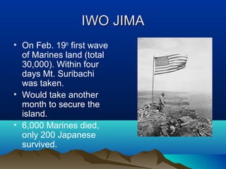 Pacific battles of world war ii | PPT