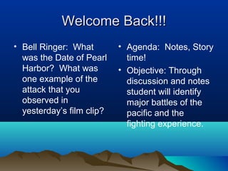 Pacific battles of world war ii | PPT