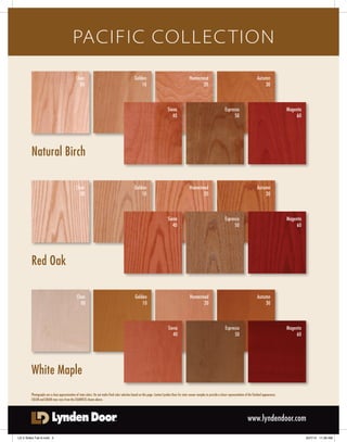 Pacific Collection sell sheet (print version) | PDF