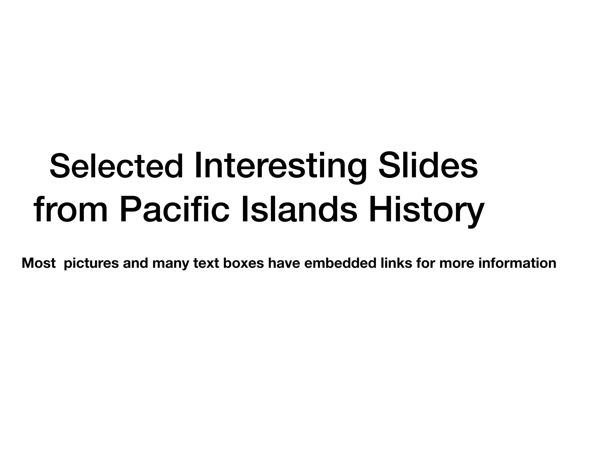 Pacific Islands History | PDF