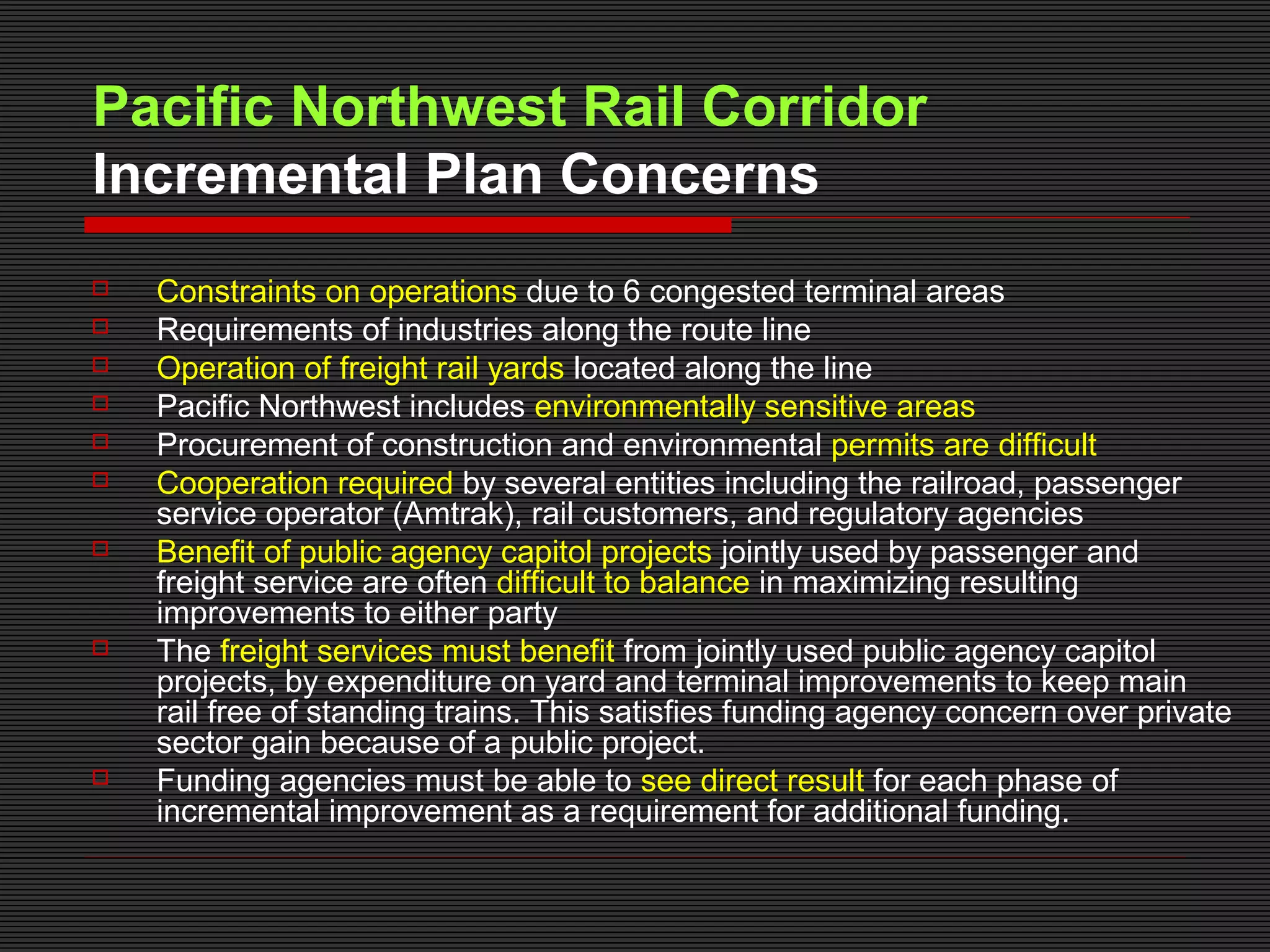 CASCADES High-Speed Rail_Pacific NW Corridor Plan_Roger Bazeley | PPT